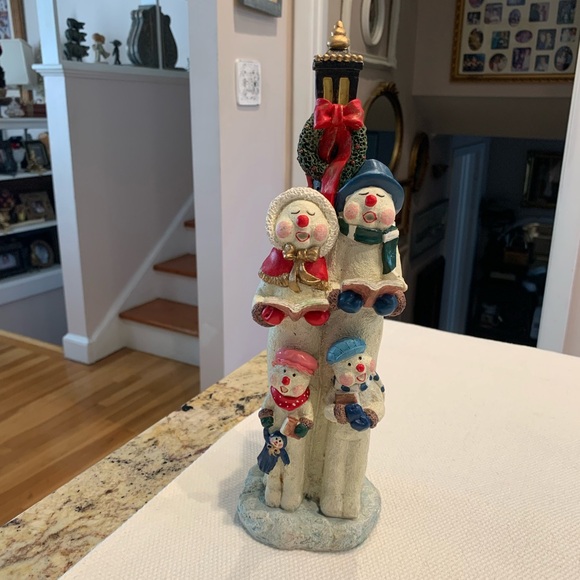 Holiday | Vintage Snowman Family Carolers Caroling | Poshmark